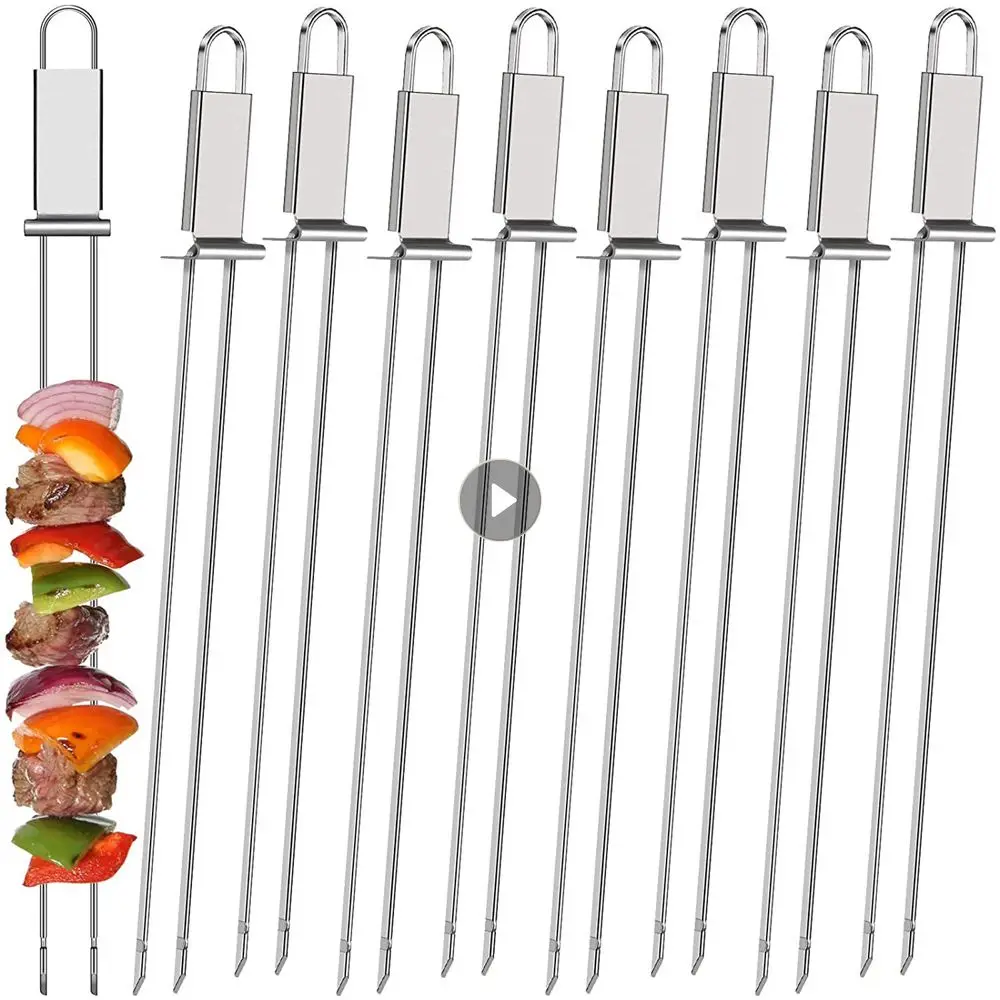 Barbecue-Fork-Portable-Outdoor-Round-Fork-Baking-Stick-Barbecue-Fork ...