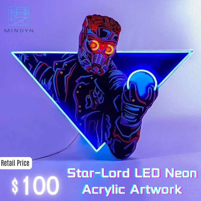 Custom-LED-Neon-Sign-Light-Star-Lord-Guardians-of-the-galaxy-Pop-Art ...