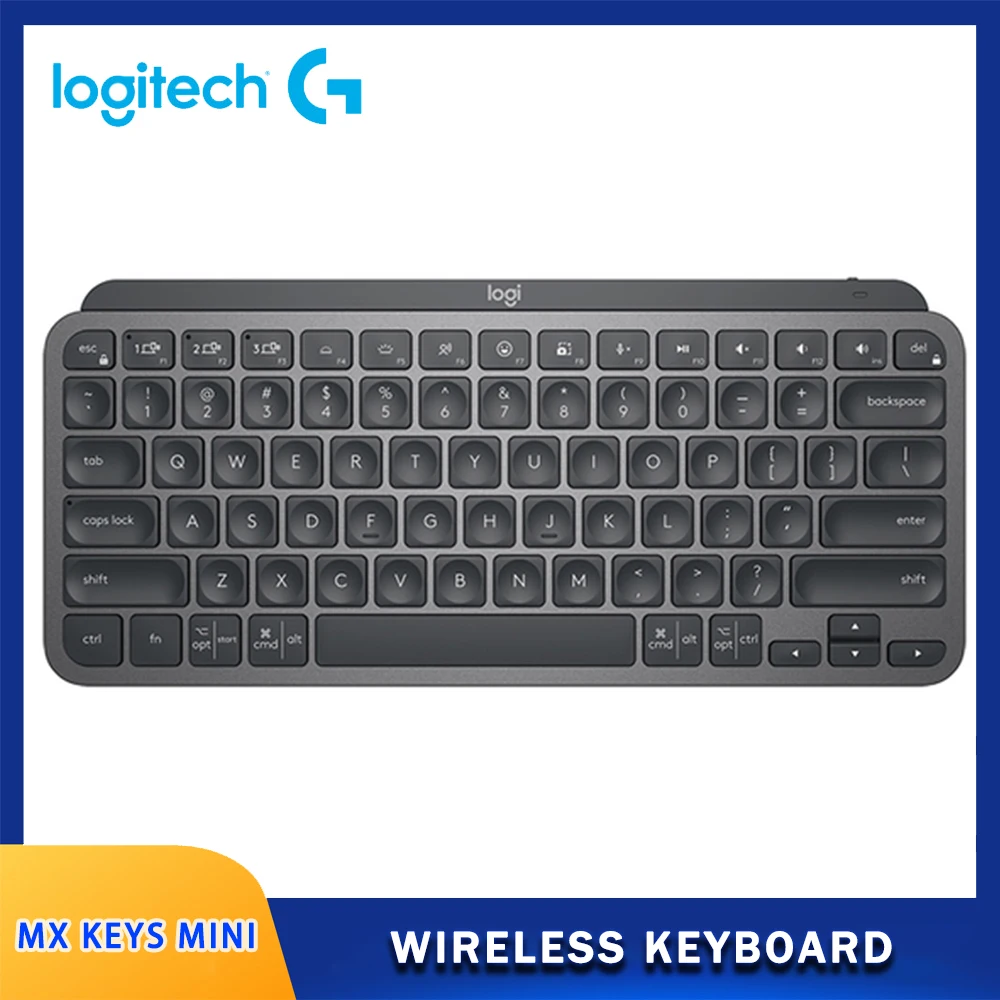 Original Logitech MX Keys Mini Wireless Backlit Keyboard Compact 2.4GHz ...