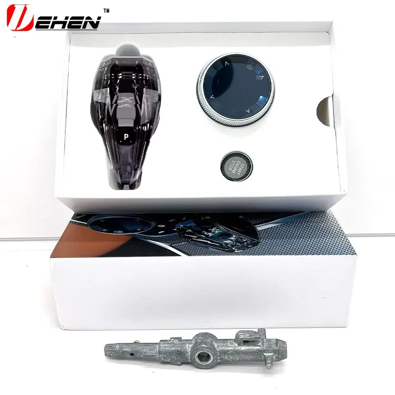 Crystal-3-Piece-Set-Gear-Shift-Knob-Volume-Button-for-BMW-X5-X6-E70-E71 ...