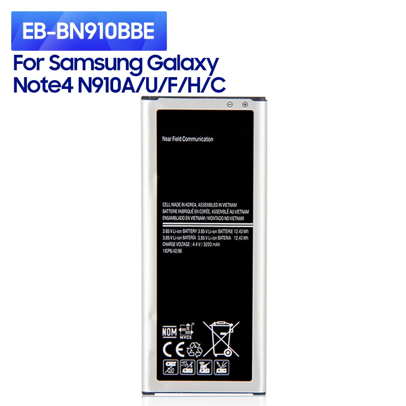 NEW-Replacement-Battery-For-Samsung-GALAXY-NOTE-4-N910A-N910C-N910F ...