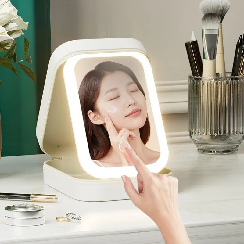 LED-Mirror-Cosmetic-Case-Makeup-Storage-Large-Capacity-Cosmetic-Bag ...