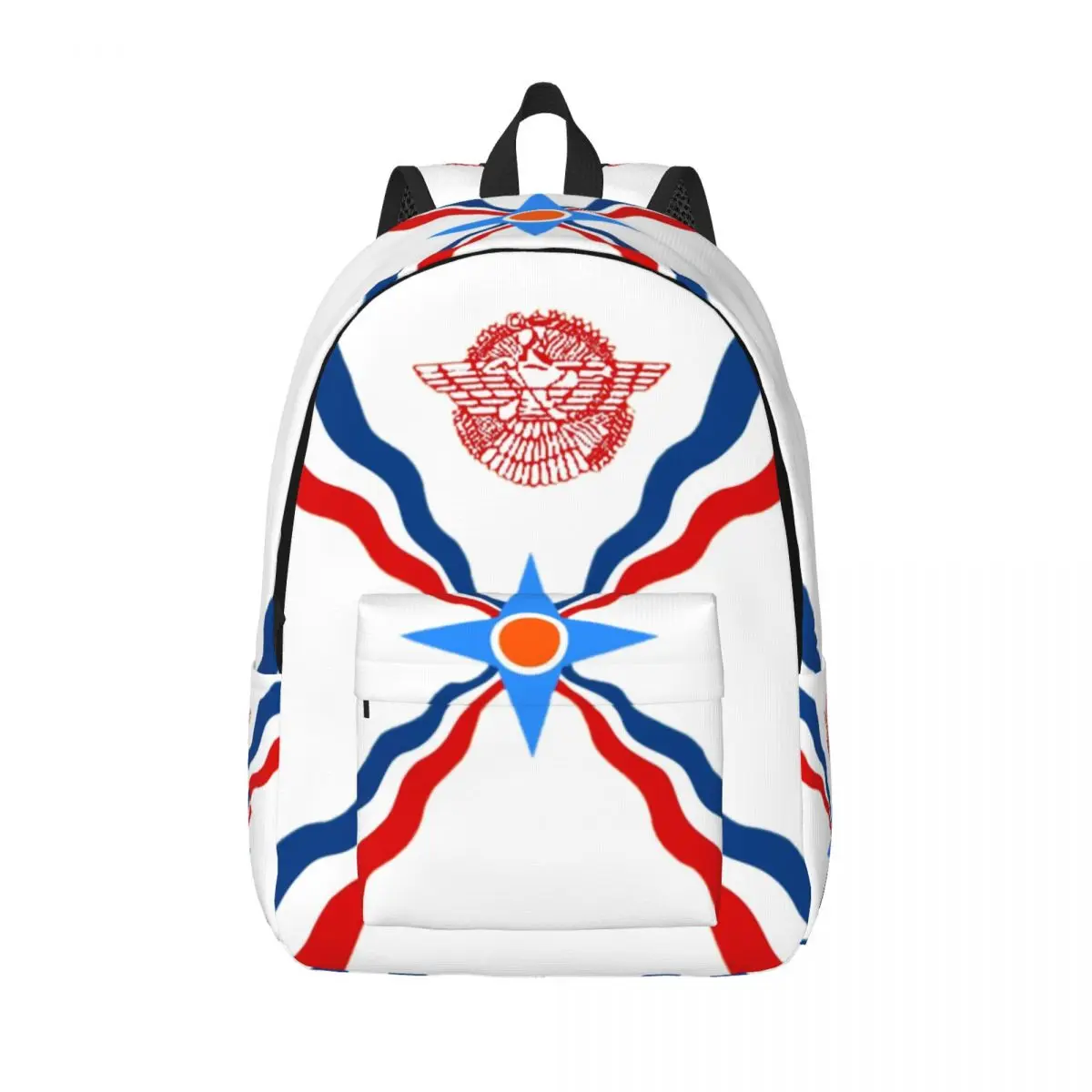 Customized-Assyrian-Suryoyo-Flag-Canvas-Backpacks-Women-Men-Basic ...