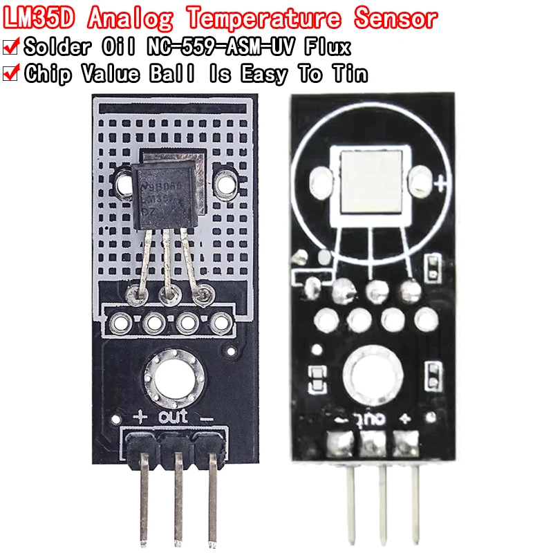 1~10Pcs DC 4V-30V LM35D LM35DZ Digital Temperature Sensor Linear Module ...