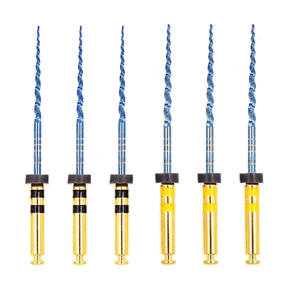 Glin-Dental-Nickel-Titanium-Metal-Super-Blue-Rotary-Files-Root-Canal ...