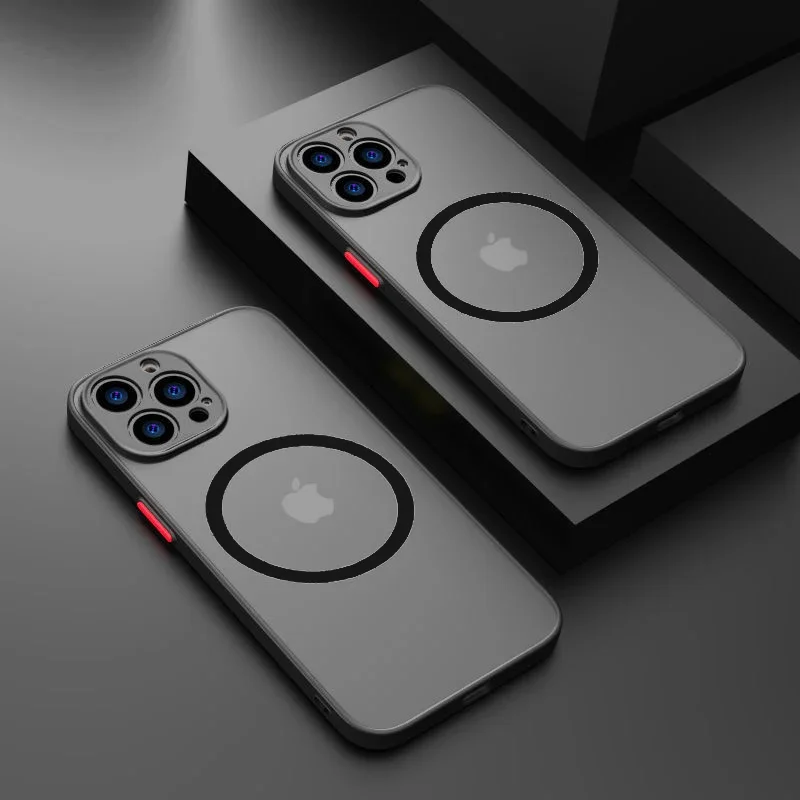 For-Magsafe-Luxury-Silicone-Transparent-Case-for-iPhone-15-14-13-12-11 ...