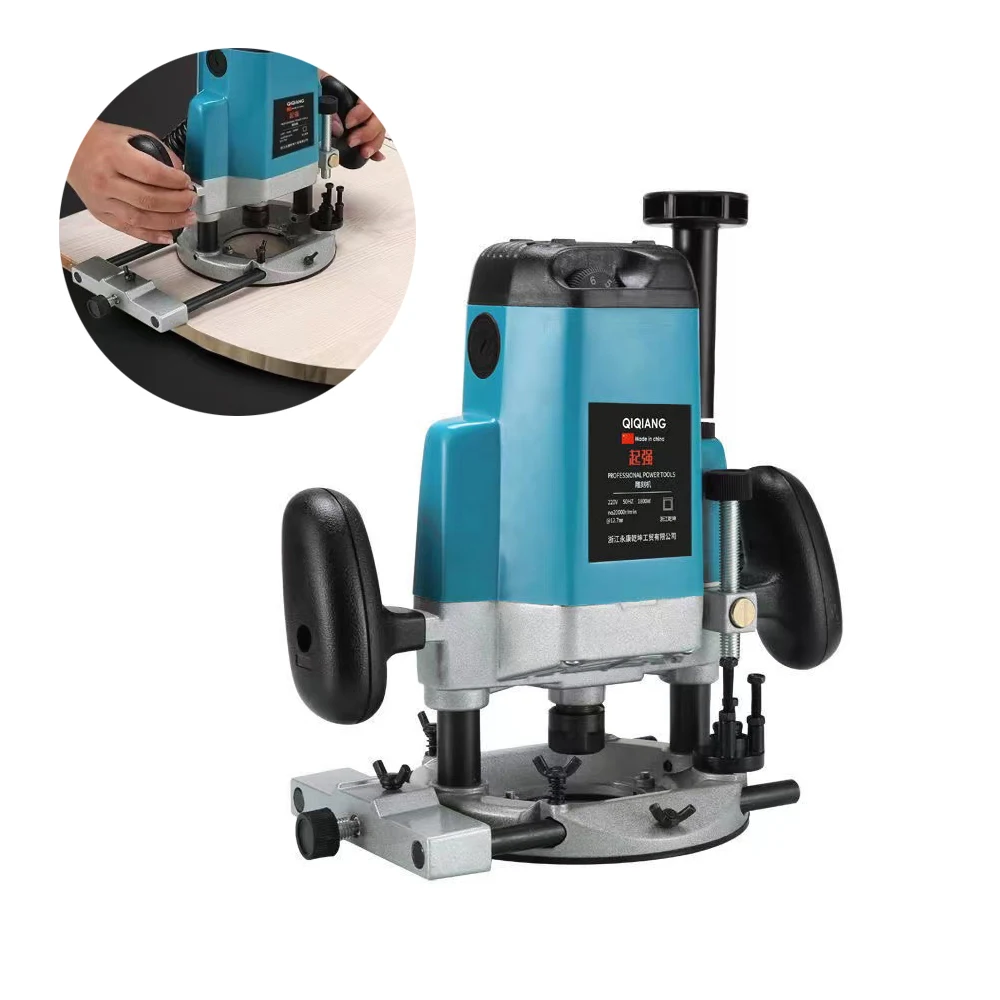 2200W 1800W Wood Router Mill Machine Woodworking Electric Trimmer Wood ...
