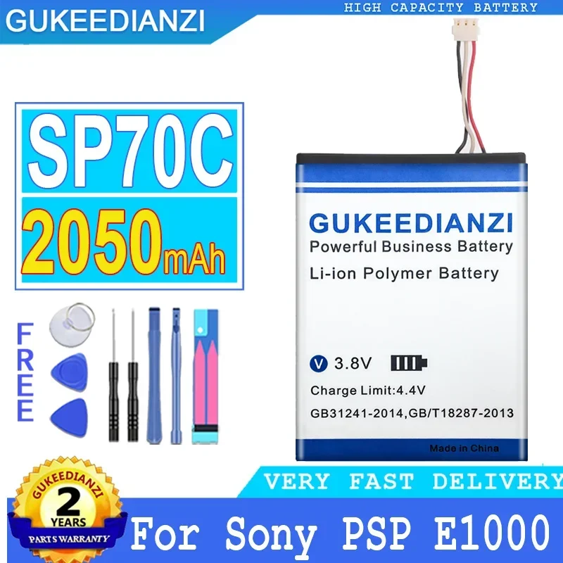 2050mAh-GUKEEDIANZI-Replacement-Battery-SP70C-for-Sony-PSP-E1000-E1002 ...