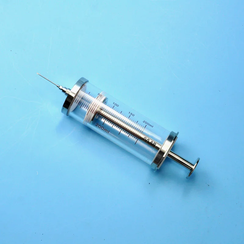Large-200mL-Syringe-Gastight-Airtight-Precision-Syringe-Air-Tightness ...
