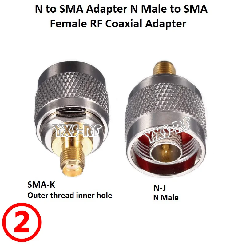 Адаптер N к SMA N «папа» «мама» на SMA «папа» «мама» RF коаксиальный ...