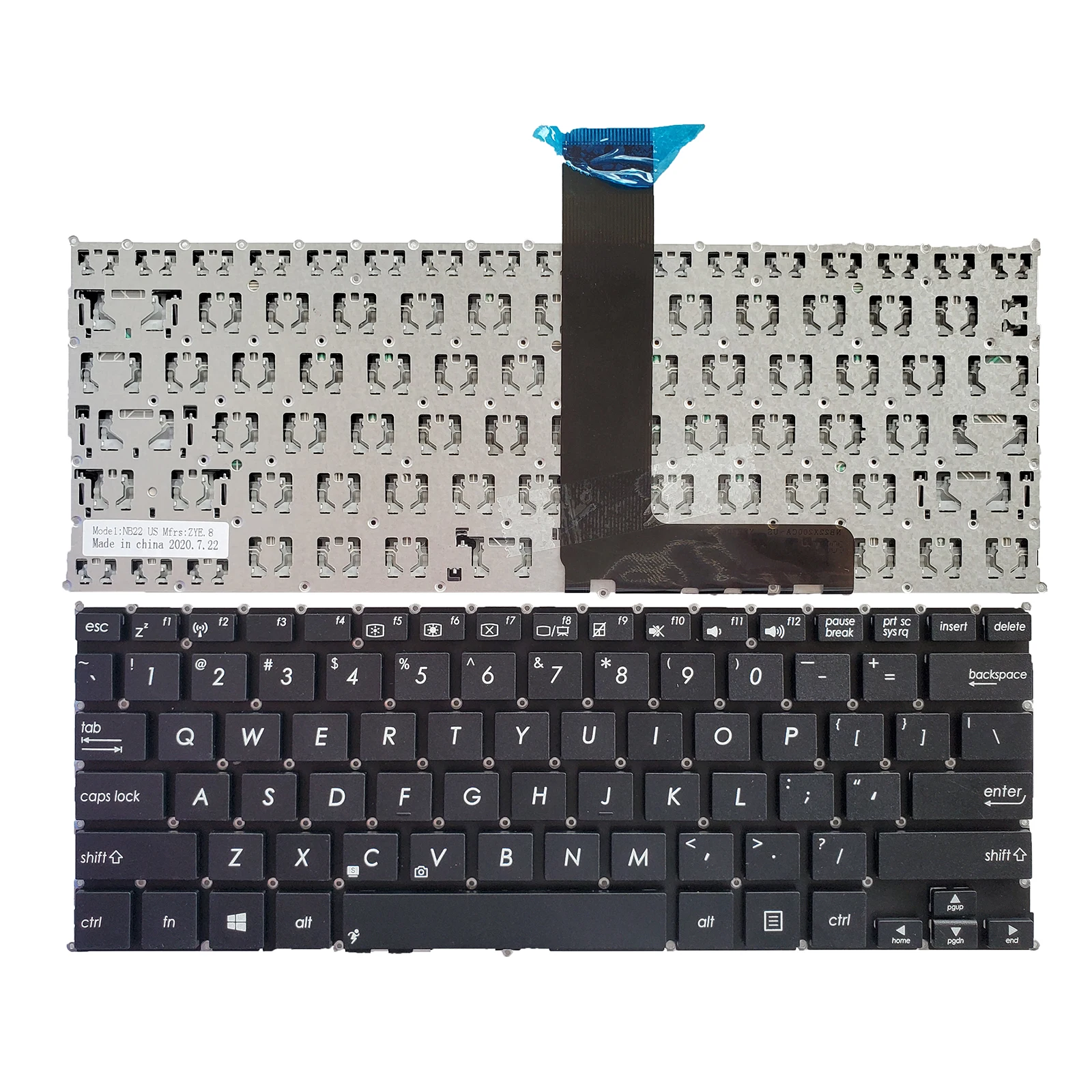 US Laptop Keyboard for ASUS F200CA F200LA F200MA X200CA X200LA X200MA ...