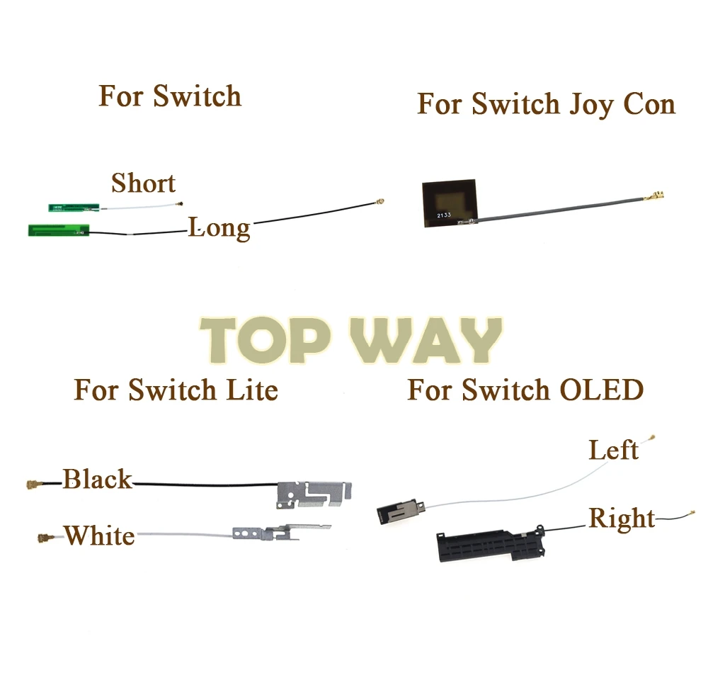 2PCS-Bluetooth-compatible-Wifi-Antenna-Wire-Flex-Cable-For-Nintend ...