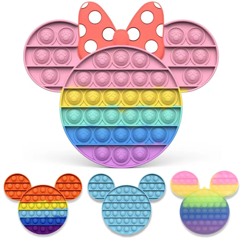 Disney Mickey Mouse Popping Fidget Toys Sensory Relief Its Anti Stress ...