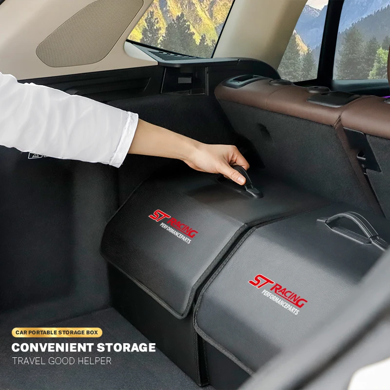 Car-Leather-Organizer-Bag-Foldable-Trip-Storage-Box-For-Ford-Focus-Mk3 ...