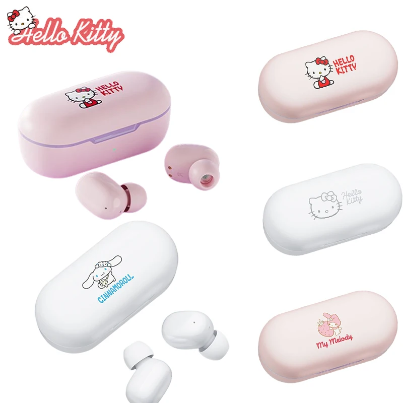 Sanrio Hello Kitty Bluetooth Headset Wireless Headset In-Ear Stereo TWS ...
