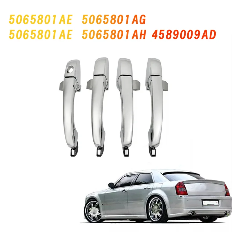 X-T 4Pcs/Set Exterior Outside Door Handle 5065801AE 5065801AG For ...