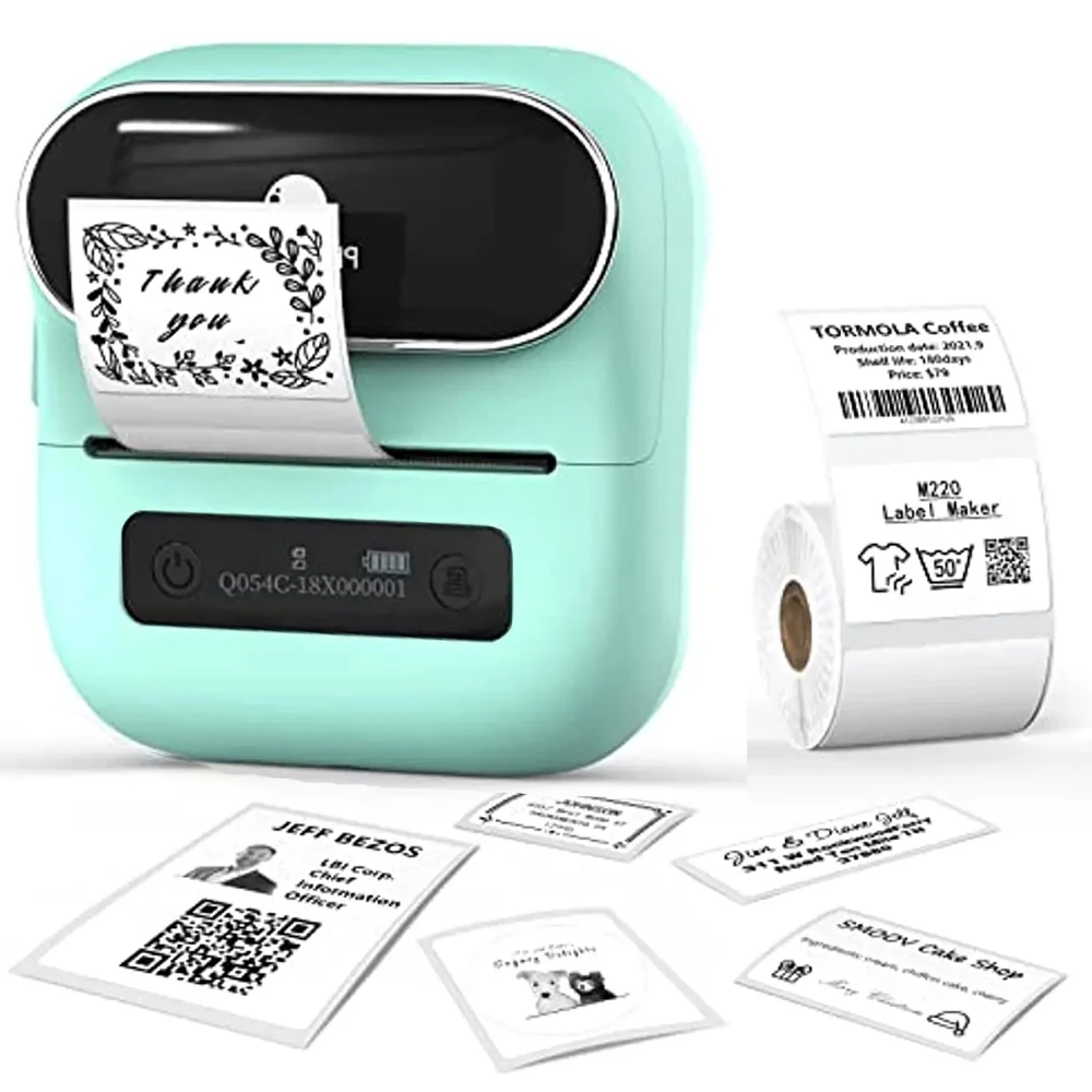 Phomemo-M220-Label-Maker-75mm-Thermal-Label-Printer-for-Barcode-Address ...