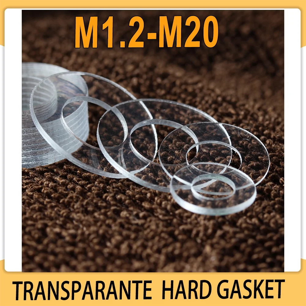 M1.2 M1.4 M2 M2.5 M3 M4 M5 M6 M8 M10 M12 M20 PVC Washer Hard Plastic ...