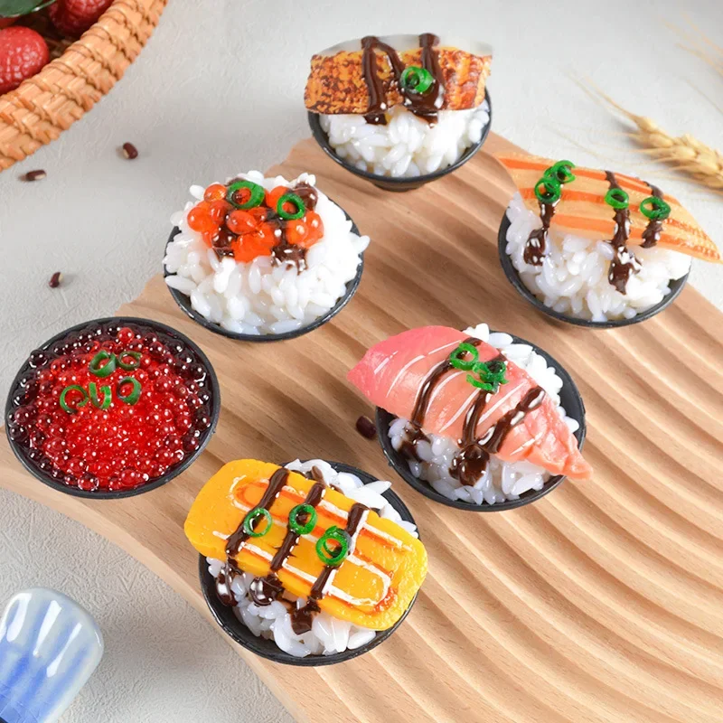Artificial Japanese Food Fake Sushi Rice Model Food Kitchen Scene ...