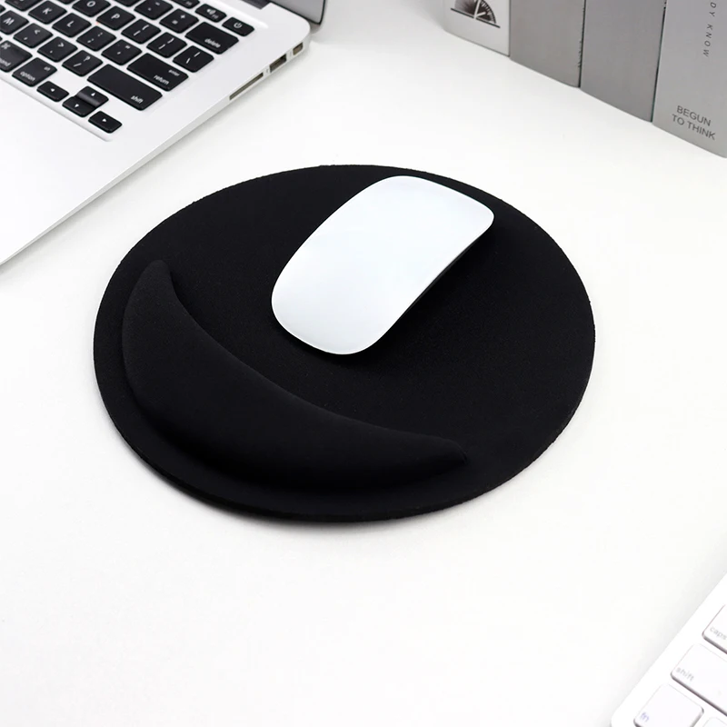 Round-Mouse-Pad-With-Wrist-Support-Creative-Solid-Color-Mouse-Wrist ...
