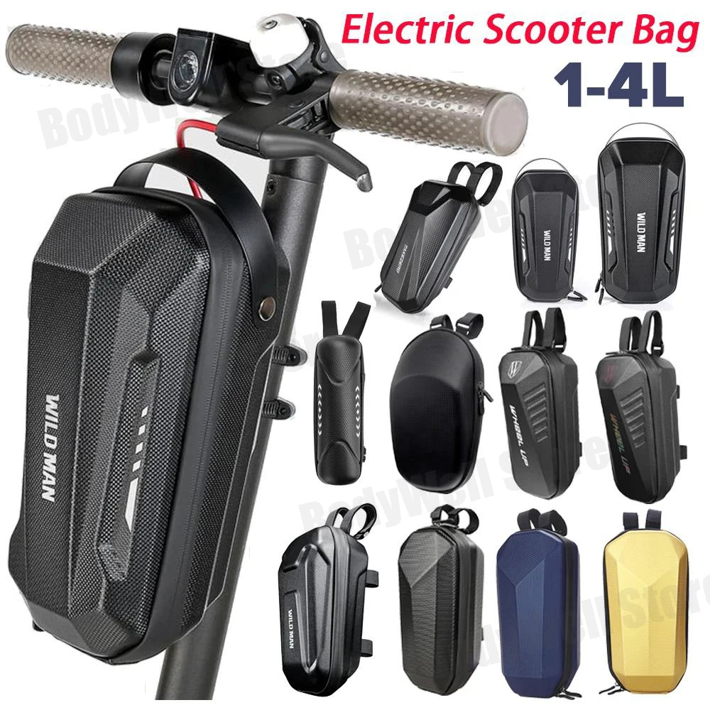 1-4L Electric Scooter Front Bag Waterproof EVA Hard Shell Bags ...