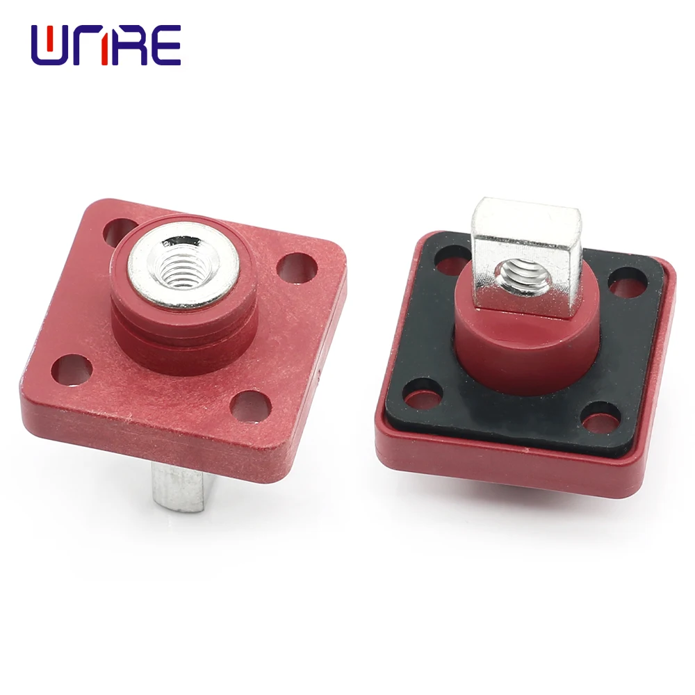 1pc-120A-Red-Big-Current-Car-Terminal-Copper-Connector-Battery-Through ...