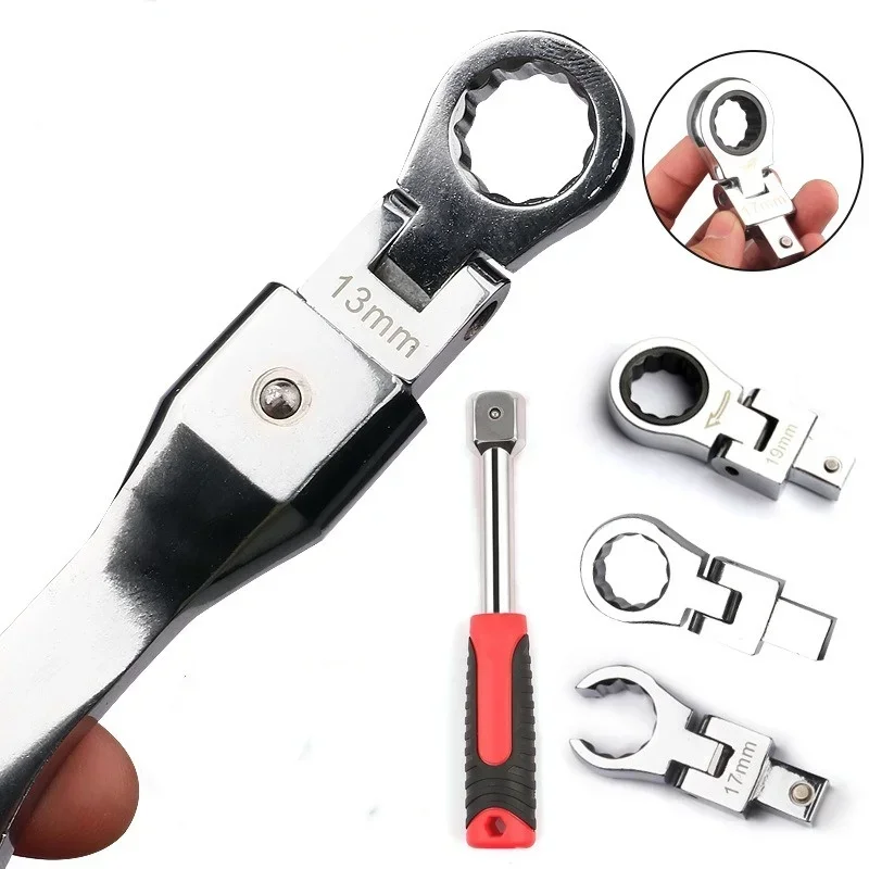 8/9/20 piece Set Dismountable Movable Head Ratchet Wrench Box-packed ...