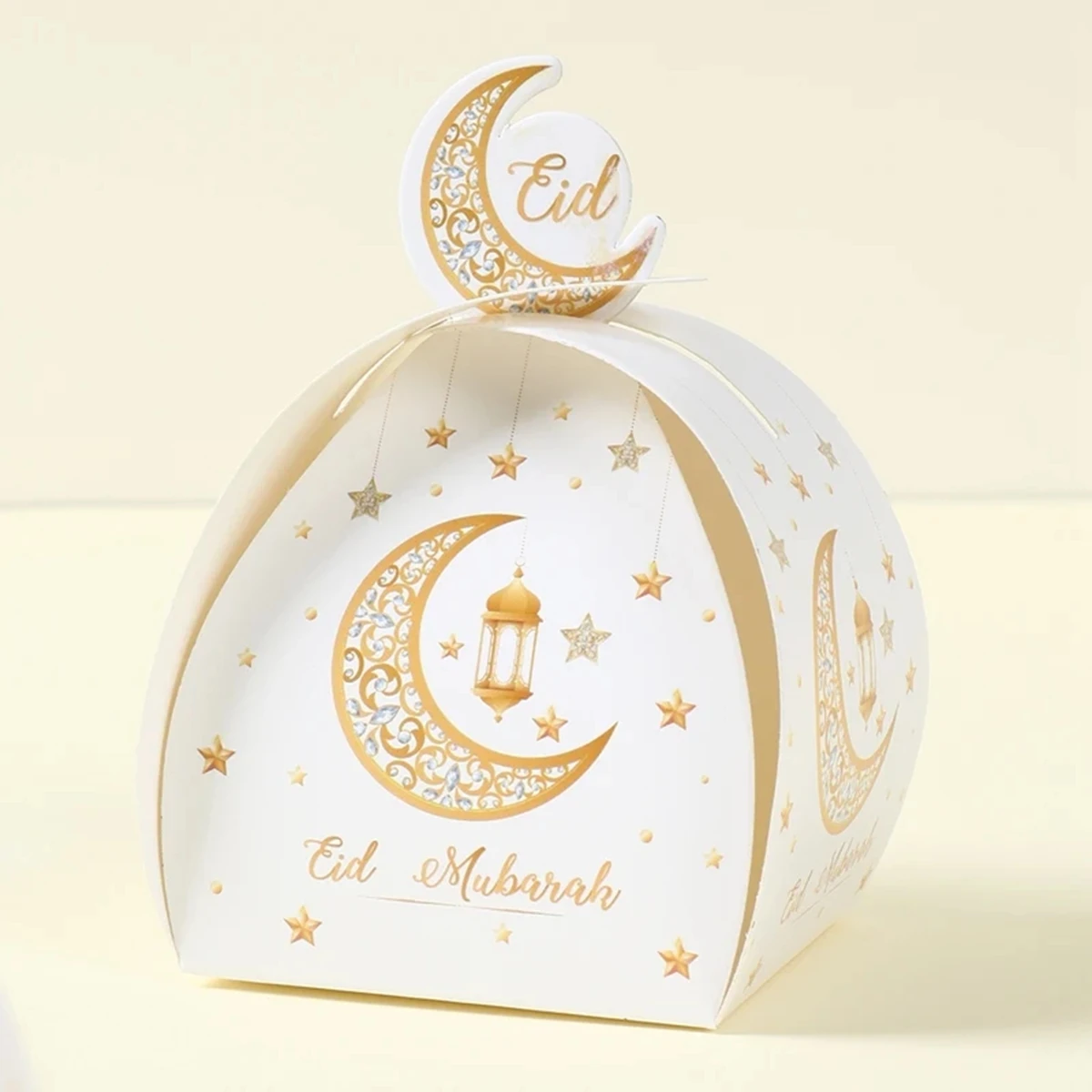 12Pcs Eid Mubarak Candy Gift Box Ramadan Cookie Chocolate Boxes Eid ...
