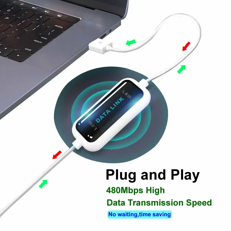 High-Speed-USB-PC-to-PC-Online-Share-Data-Link-File-Transfer-Cable-Copy ...