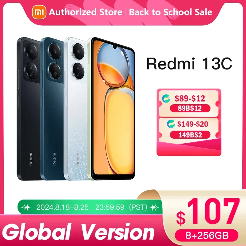 Global-Version-Xiaomi-Redmi-13C-MediaTek-Helio-G85-Octacore-50MP-Camera-5000mAh-90Hz-6-74 ...