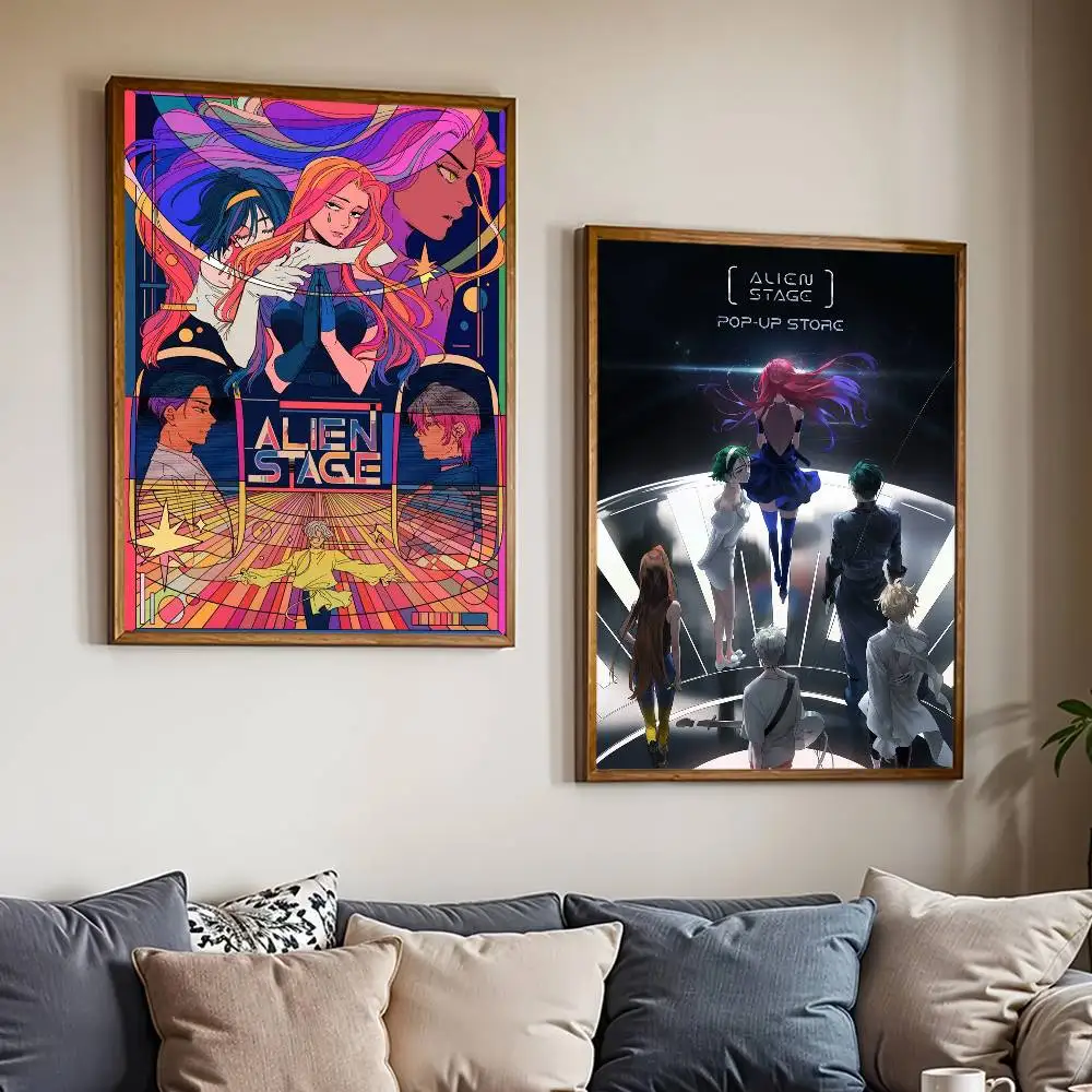 Anime A-Alien S-StageS Poster Prints Self Adhesive Home Suitable for ...