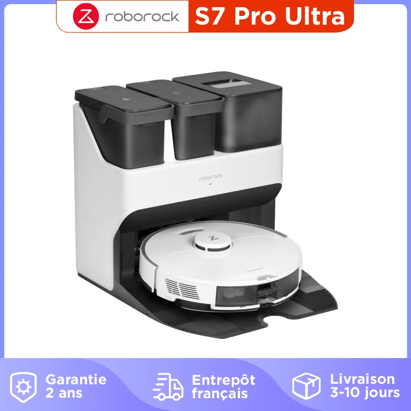 Roborock – aspirateur Robot S7 Pro Ultra, avec station de remplissage automatique, vide ...