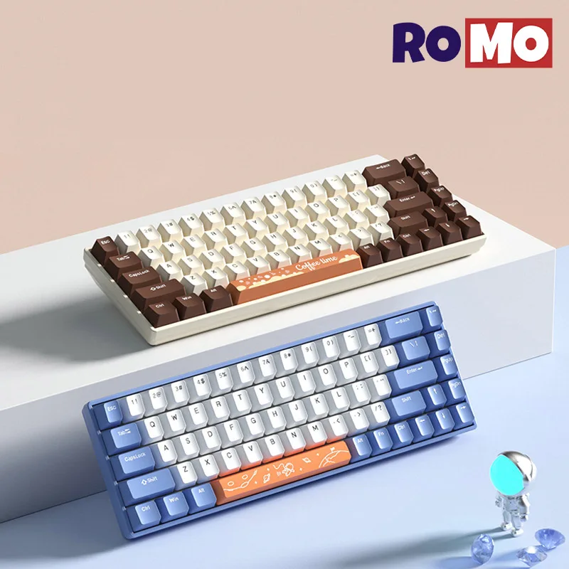 FENGLINGDU-F68-Thri-Mode-Small-Portable-Mechanical-Keyboard-87key-Hot ...