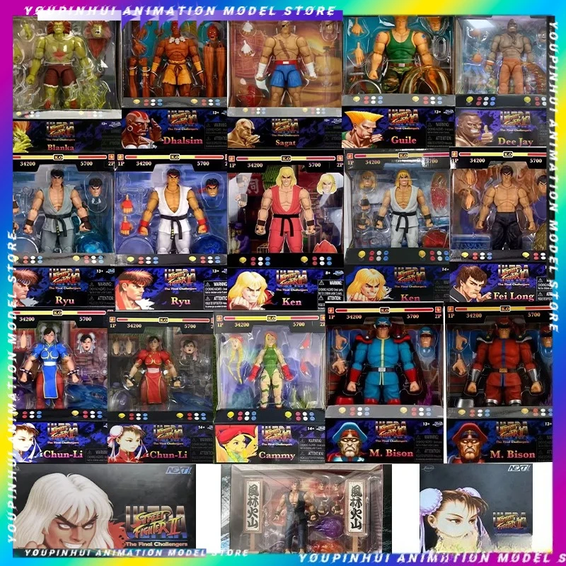 JADA TOYS Street Fighter Cammy Red Ken Guile Dee Jay Blanka Sagat Chun ...