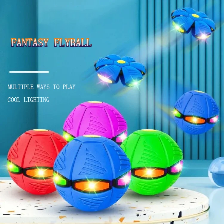 Elastic Flat Deformation Ball Outdoor Training Toys Magic Vent Ball ...