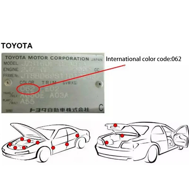 Toyota Paint Code 062 Best Cheap | eccosis.com.co