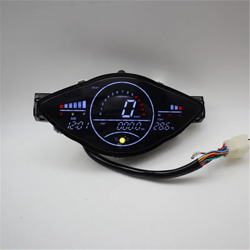 MOTOQUEEN-LED-Digital-2023-RPM-Motorcycle-Meter-Speedometer-Dash-Panel ...