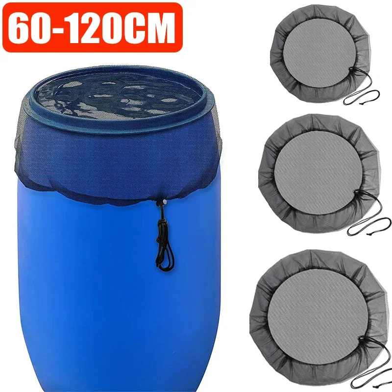 80-120CM-Mesh-Cover-Netting-for-Rain-Barrels-PE-Water-Collection ...