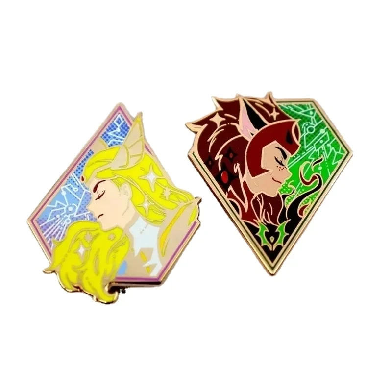 She-Ra Hard Enamel Pin Princess of Power Sword Catra Adora Badge ...