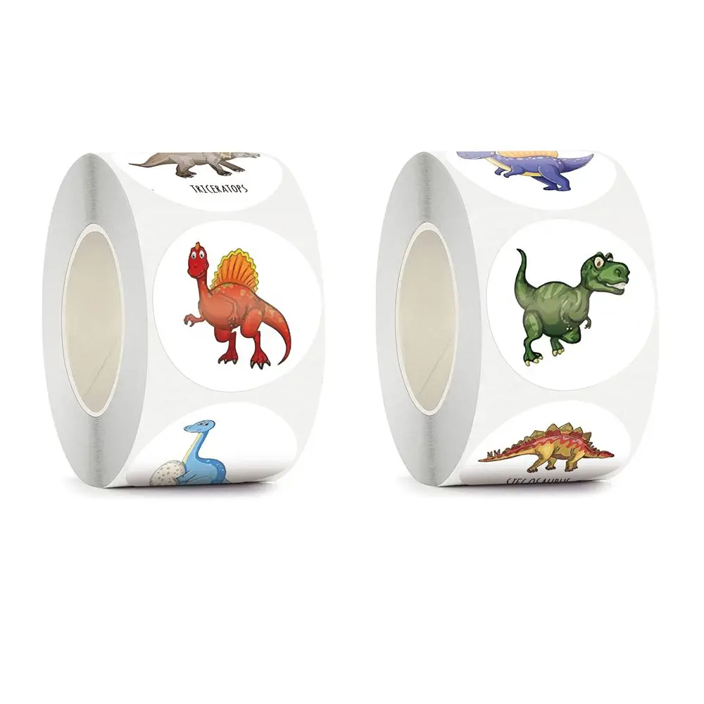 500PCS Children's Cartoon Stickers Little Dinosaur Pattern Kids ...