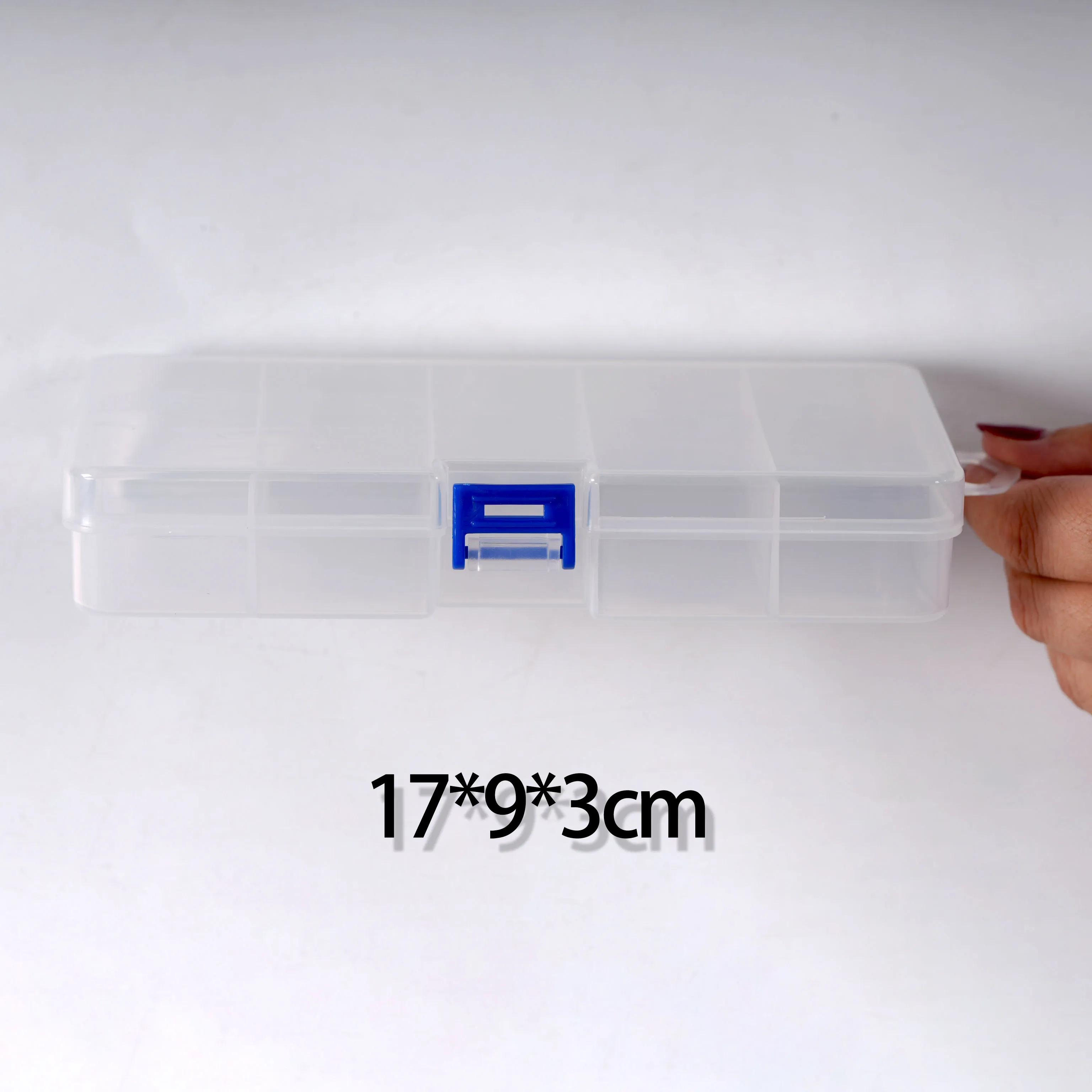5-Compartments-Transparent-Plastic-Lure-Box-Fishing-Bait-Storage-Box ...