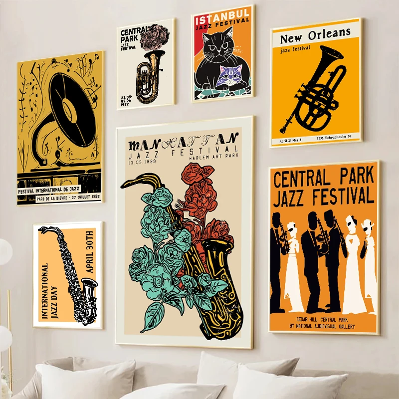 Vintage Jazz Concert Poster