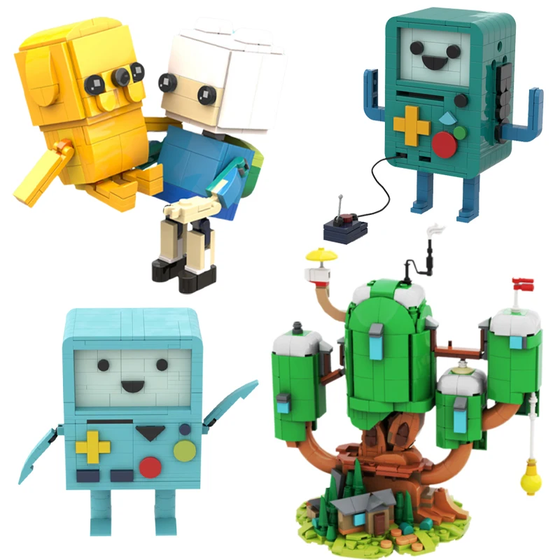 MOC-Cartoon-Figure-BMO-Games-Console-Building-Blocks-Set-Adventureeds ...
