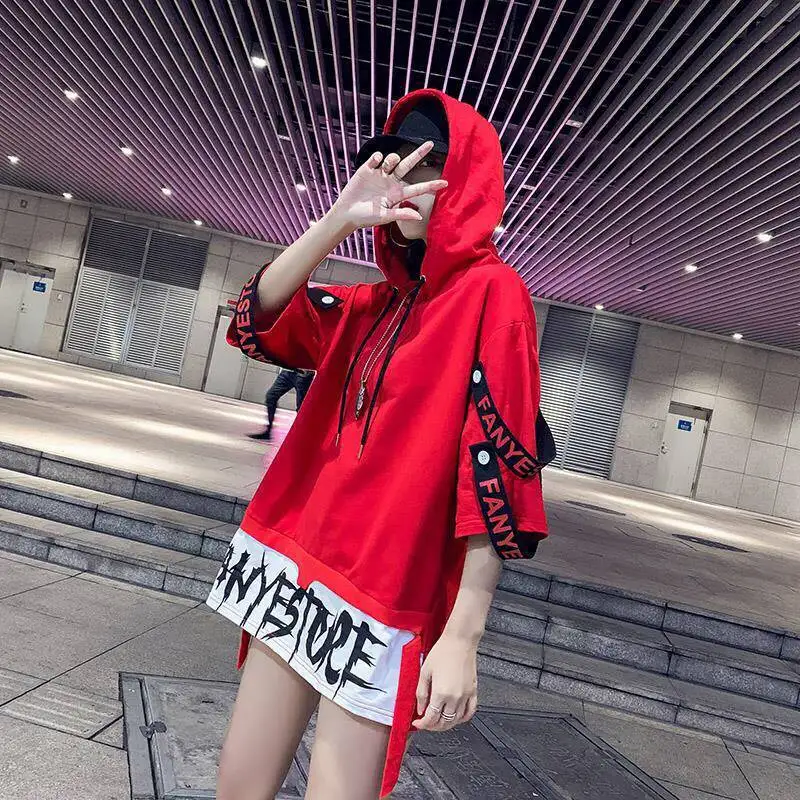 Streetwear-Punk-Women-s-T-Shirts-Gothic-Harajuku-Korean-Fashion-Casual ...