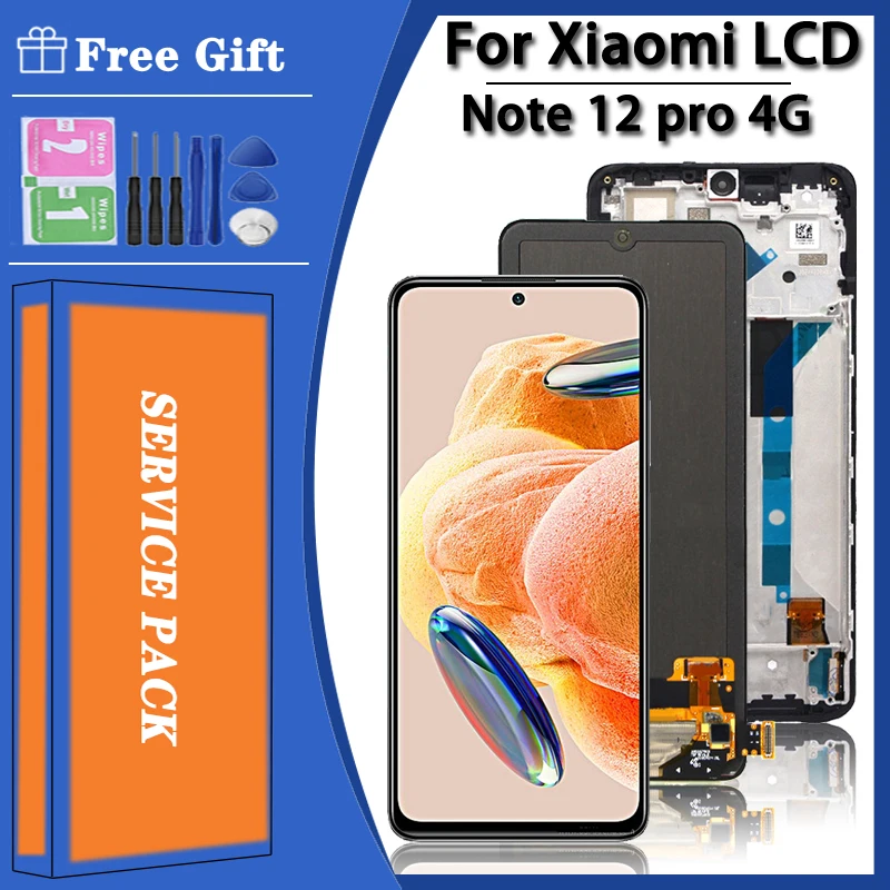 6-67-Original-AMOLED-For-Xiaomi-Redmi-Note-12-Pro-4G-LCD-Display-Touch ...