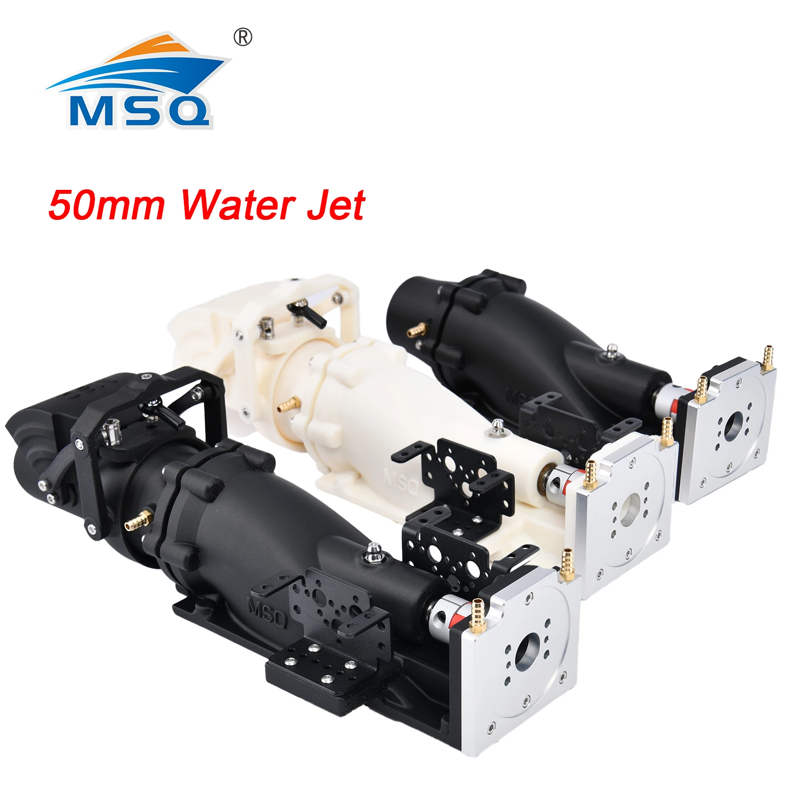 MSQ 50mm Water Jet With 2 blades 7075 Propeller Water Thruster With ...