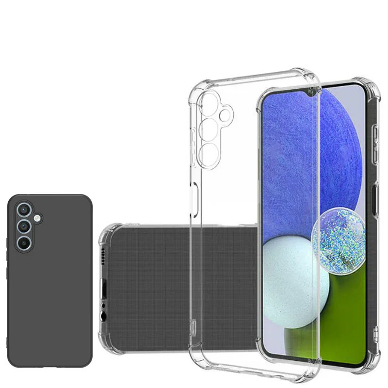 Funda transparente de silicona Ultra a prueba de golpes para Samsung Galaxy A14, A04, A04S, A53 ...