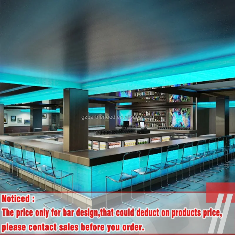 Cocktail-Bar-Counter-Bar-Restaurant-Design-Stainless-Steel-Bartender ...