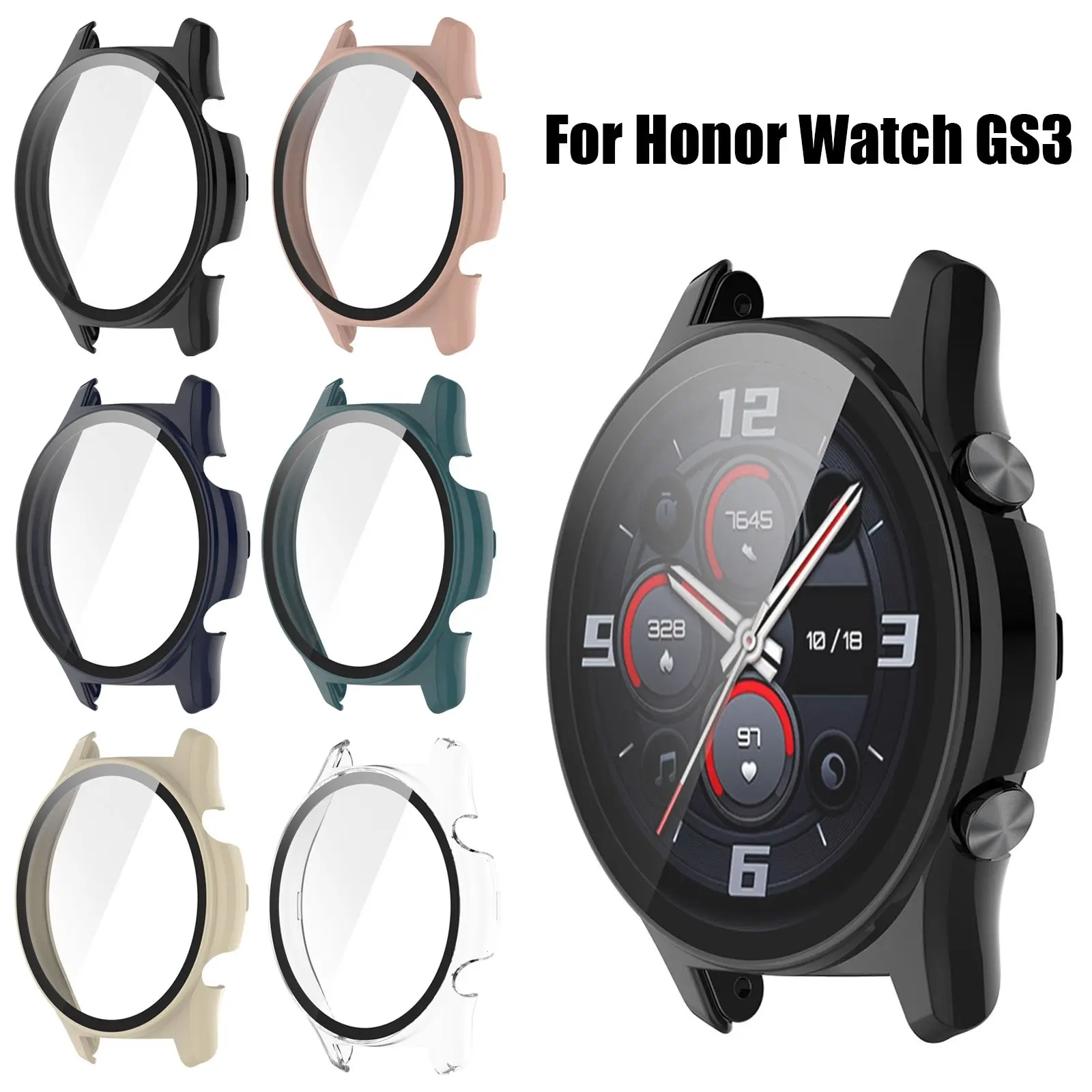 For-Honor-Watch-GS3-Full-Protection-Bumper-Cover-Dust-proof-Fingerprint ...