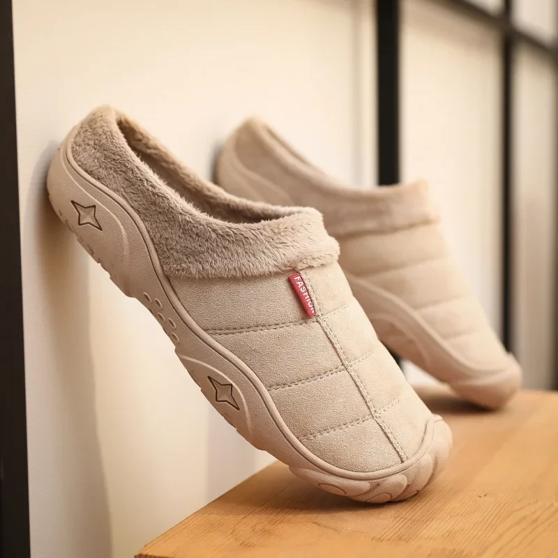 XIHAHA High Quality Slippers Men's Winter Shoes Soft Man Home Slippers ...